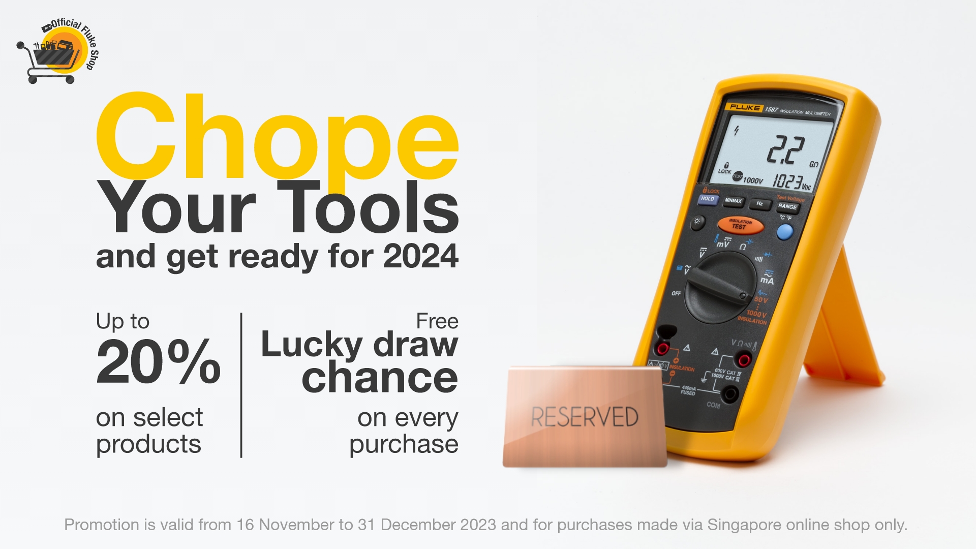 Fluke Chope Promotion 2023 | Fluke Singapore